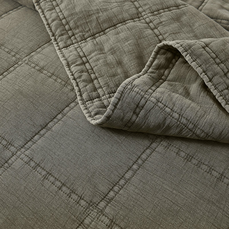 Special Edition by Lush Decor Logan Stone Washed Cotton Quilt 3Pc Set ...