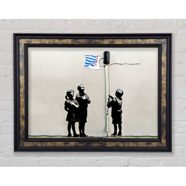 Bright Star Homage To The Tesco Flag Landscape - Single Picture Frame ...