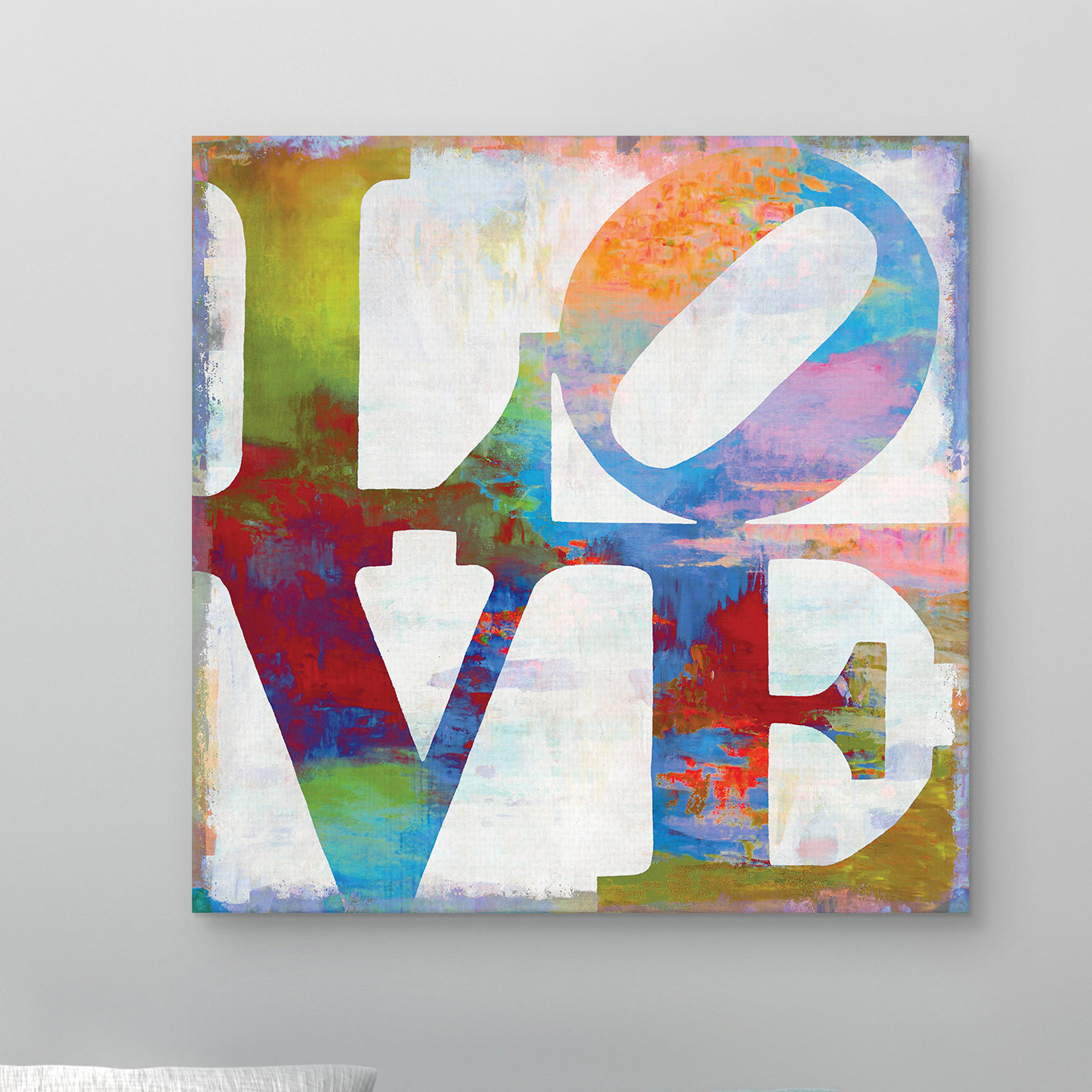 Ivy Bronx Love in Color - Wrapped Canvas Print on Canvas | Wayfair