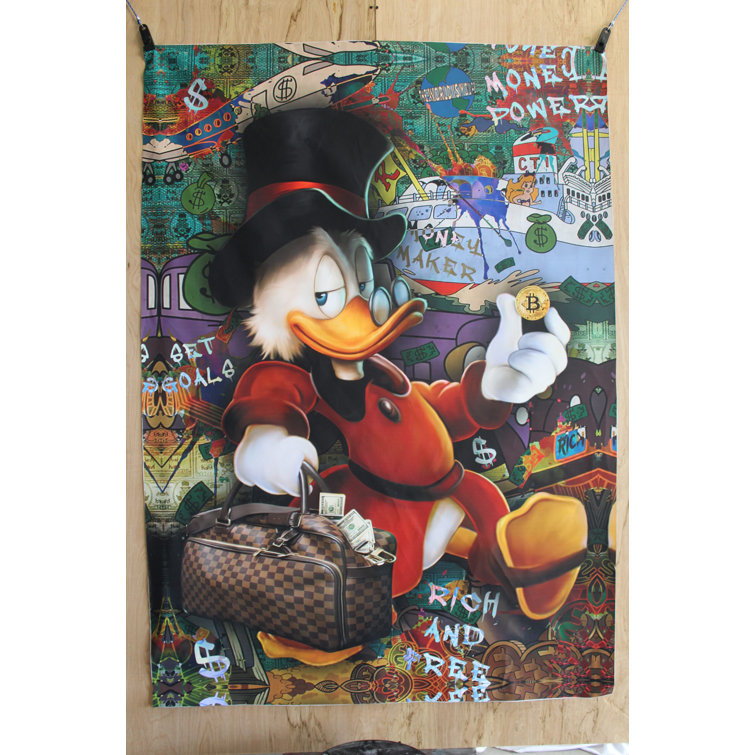 Nifao Collection Modern And Rich Donald Duck On Canvas Painting ...