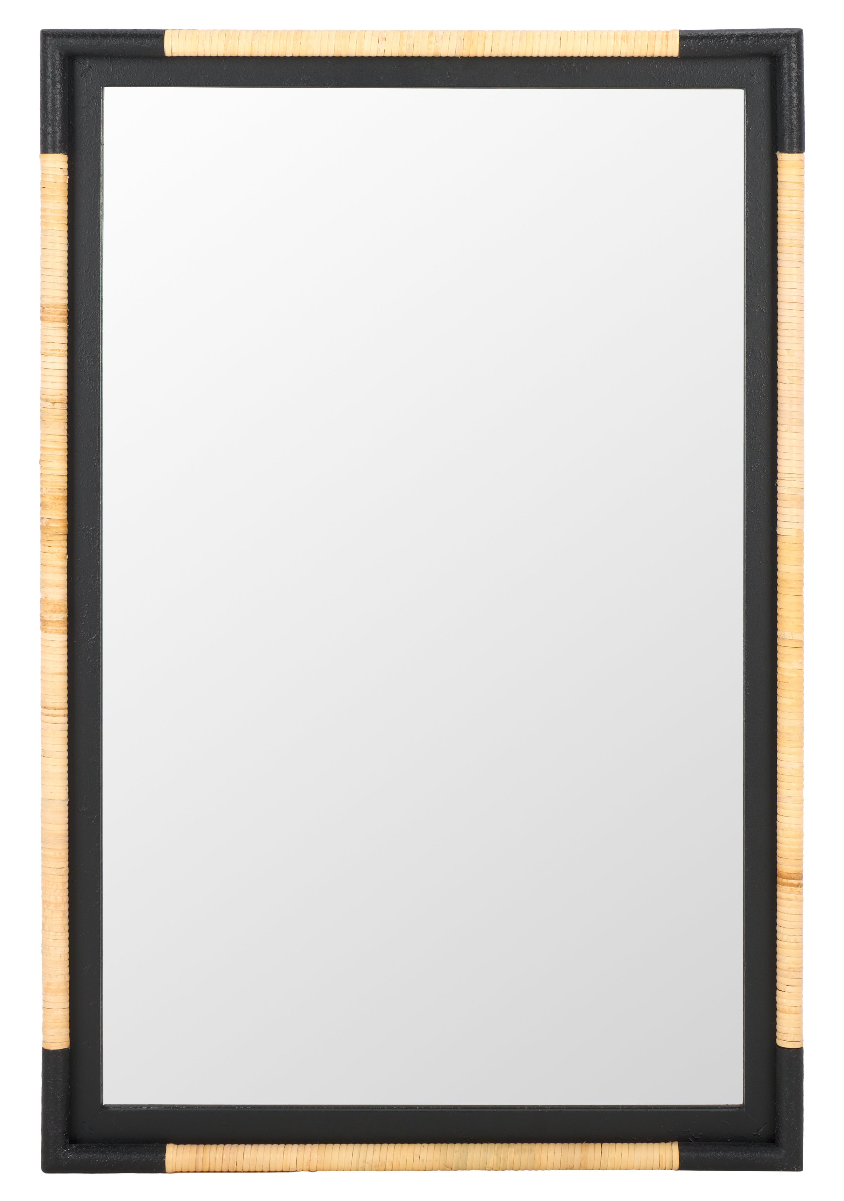 Latitude Run® Stuard Natural / Black Mirror | Wayfair