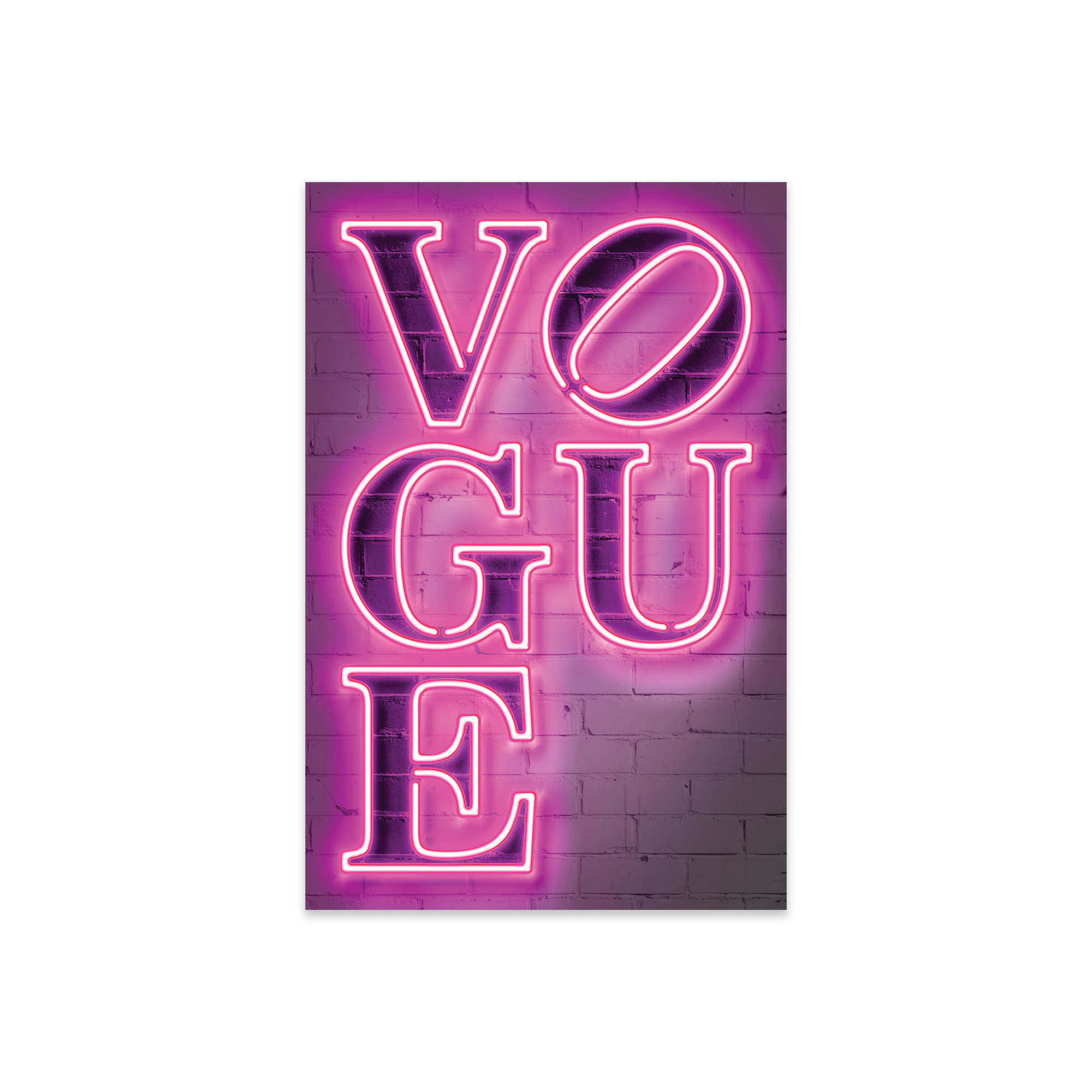 Trinx Vogue On Plastic / Acrylic by Octavian Mielu Textual Art | Wayfair