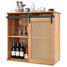 Bayou Breeze Carsandra Wood Bar Cabinet With Storage For 101 Can Mini ...