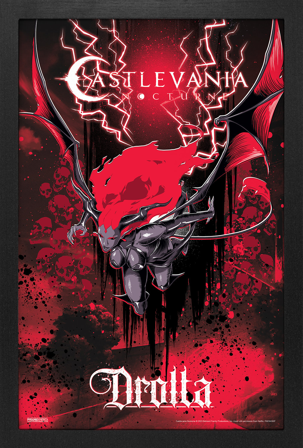 Ebern Designs Castlevania: Nocturne - Drolta Flying 11x17 Gel-Coat ...