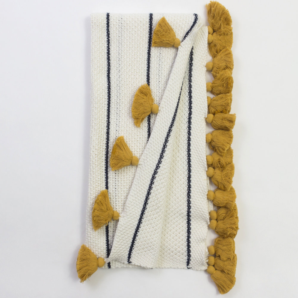 Amity Home 100% Cotton Throw | Wayfair