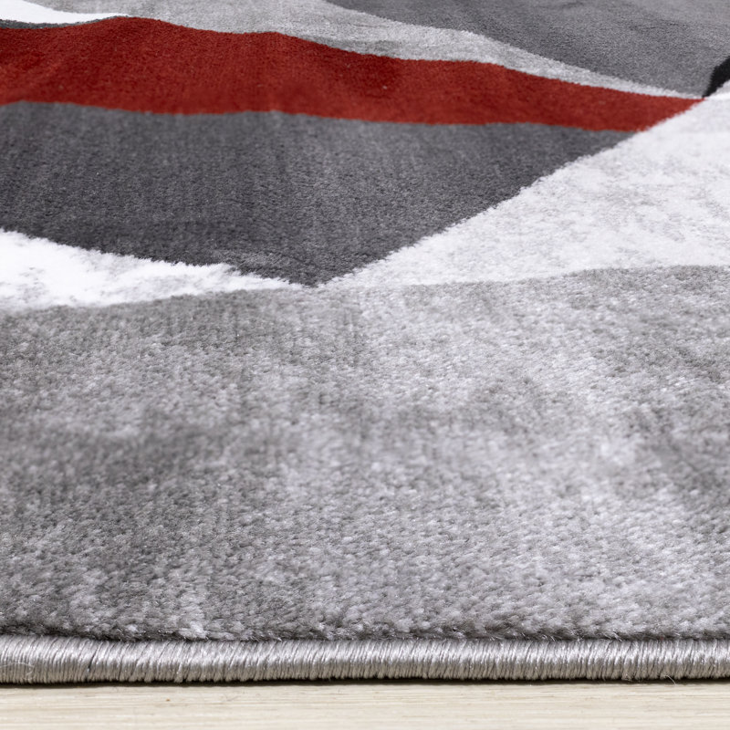 Corrigan Studio® Tapis gris / rouge / noir Coblyn et Commentaires ...