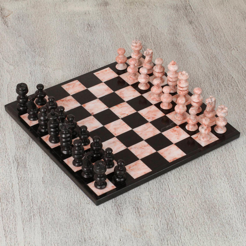 Wrought Studio™ Handmade Salunga Rose Chess Board Game & Reviews | Wayfair