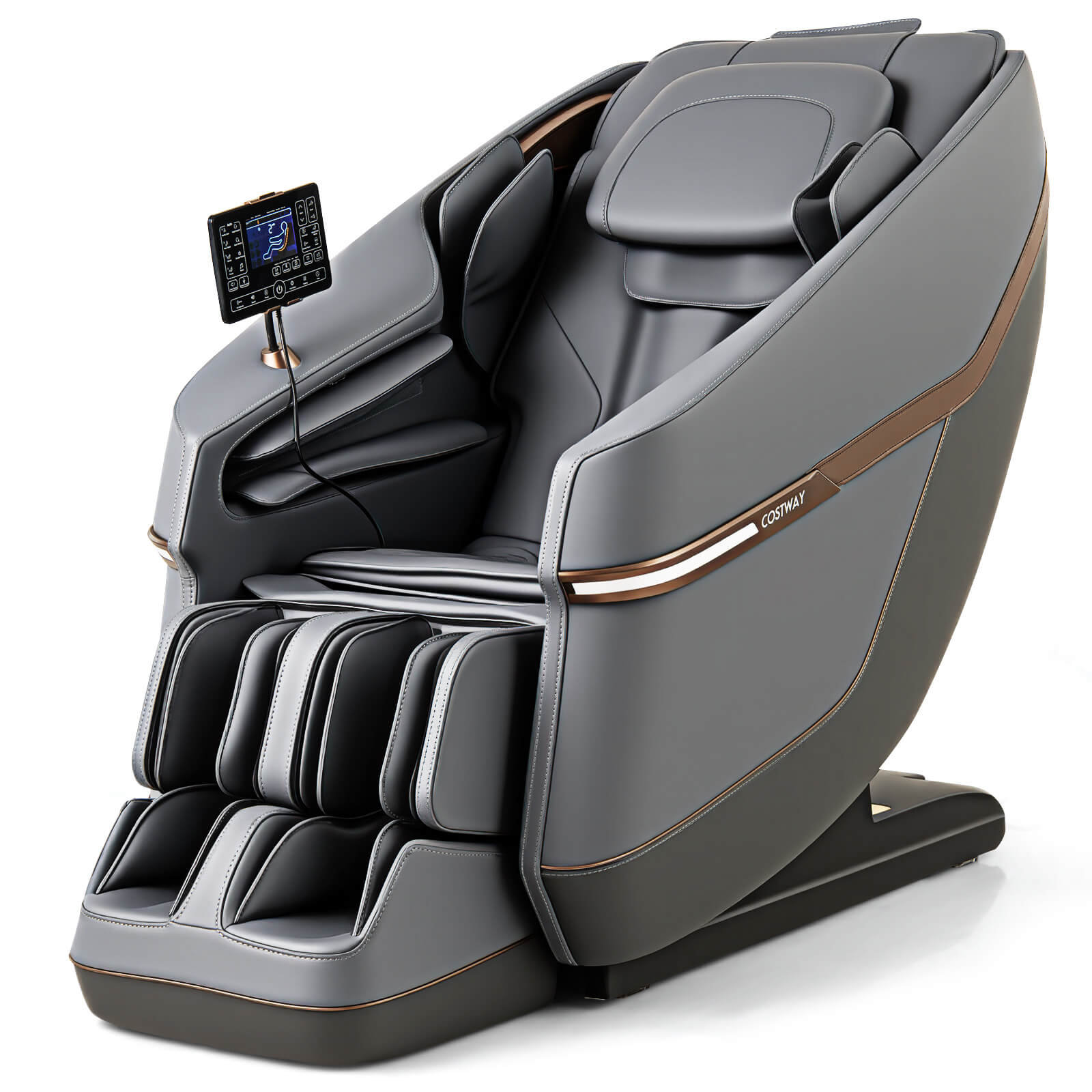 Inbox Zero Full Body Zero Gravity Massage Chair With Airbags Waist ...