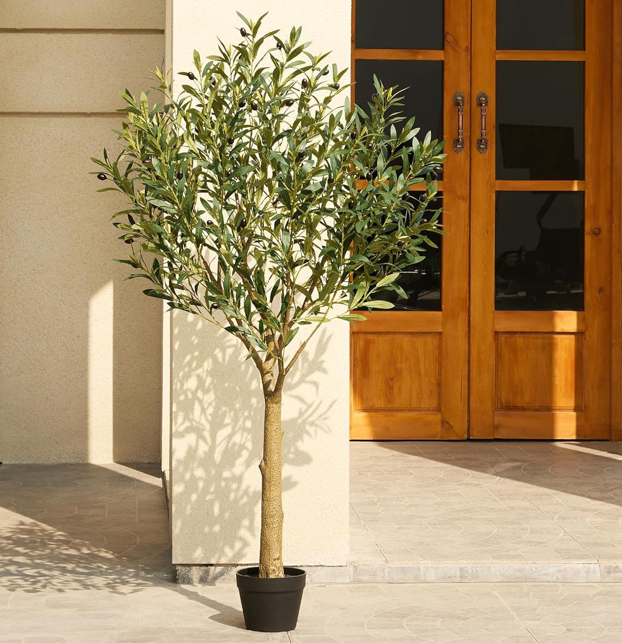 Primrue Artificial Olive Tree Tall Fake Tree | Wayfair