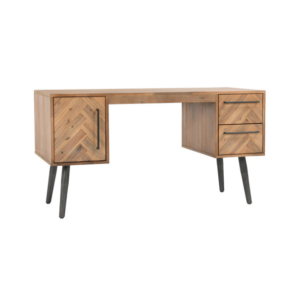 Wade Logan® Ameris Solid Wood Desk & Reviews | Wayfair