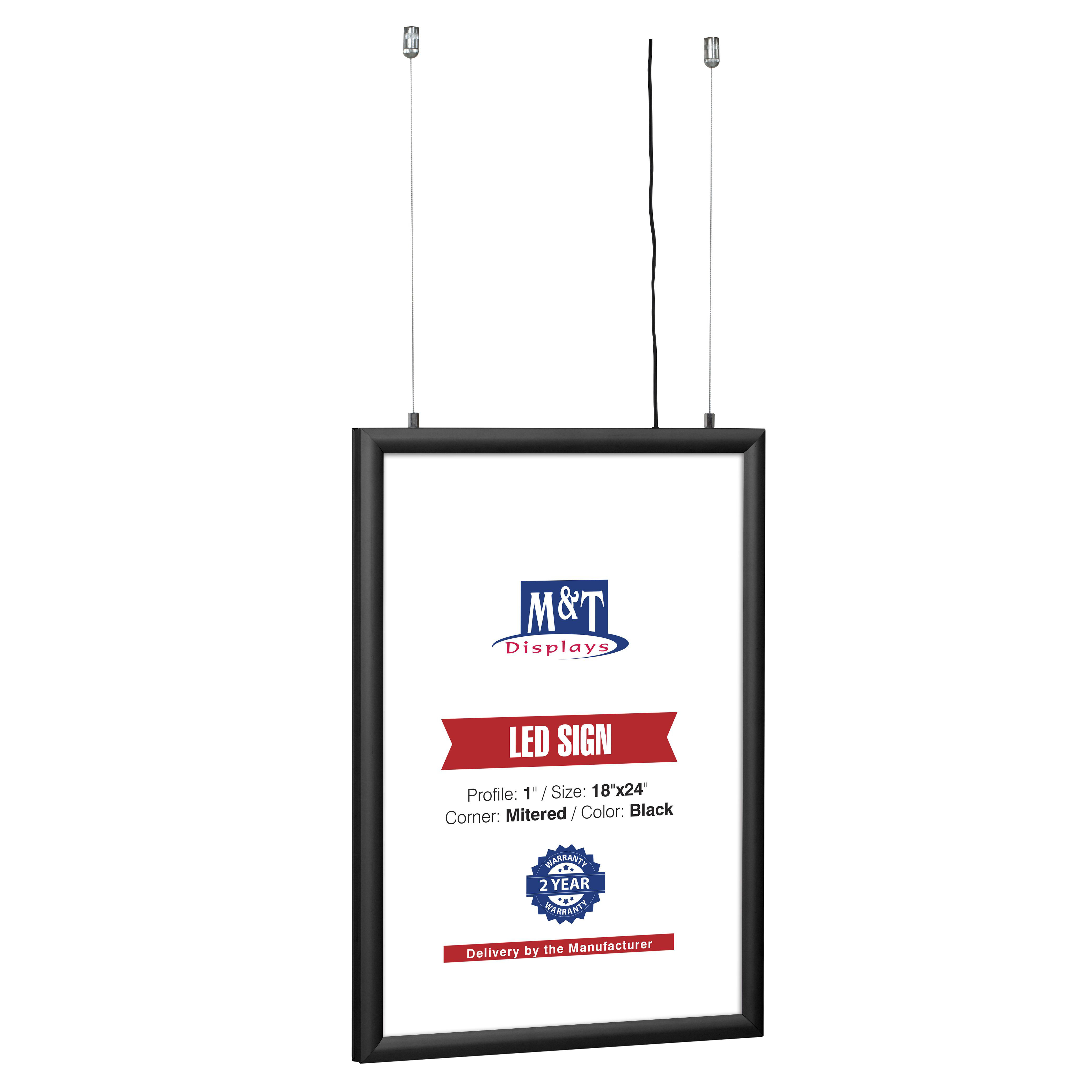 MT Displays ULB25CB0CSP Metal Digital Frame Set in Black - Wayfair Canada