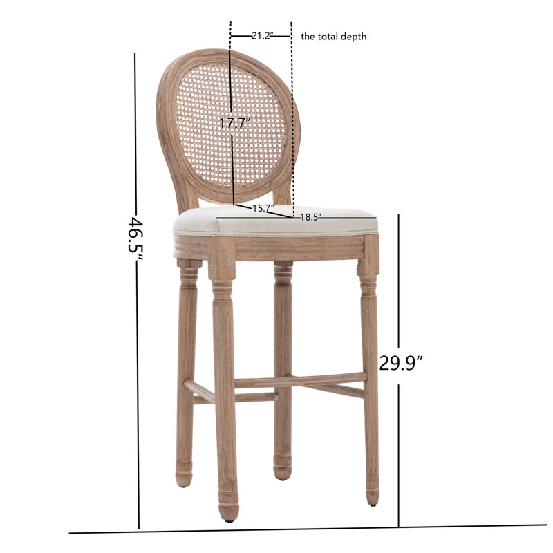 One Allium Way® Linen Solid Back Side Chair | Wayfair