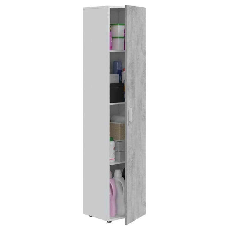 17 Stories Ruben Narrow 1 Door Universal Utility Storage Cupboard ...