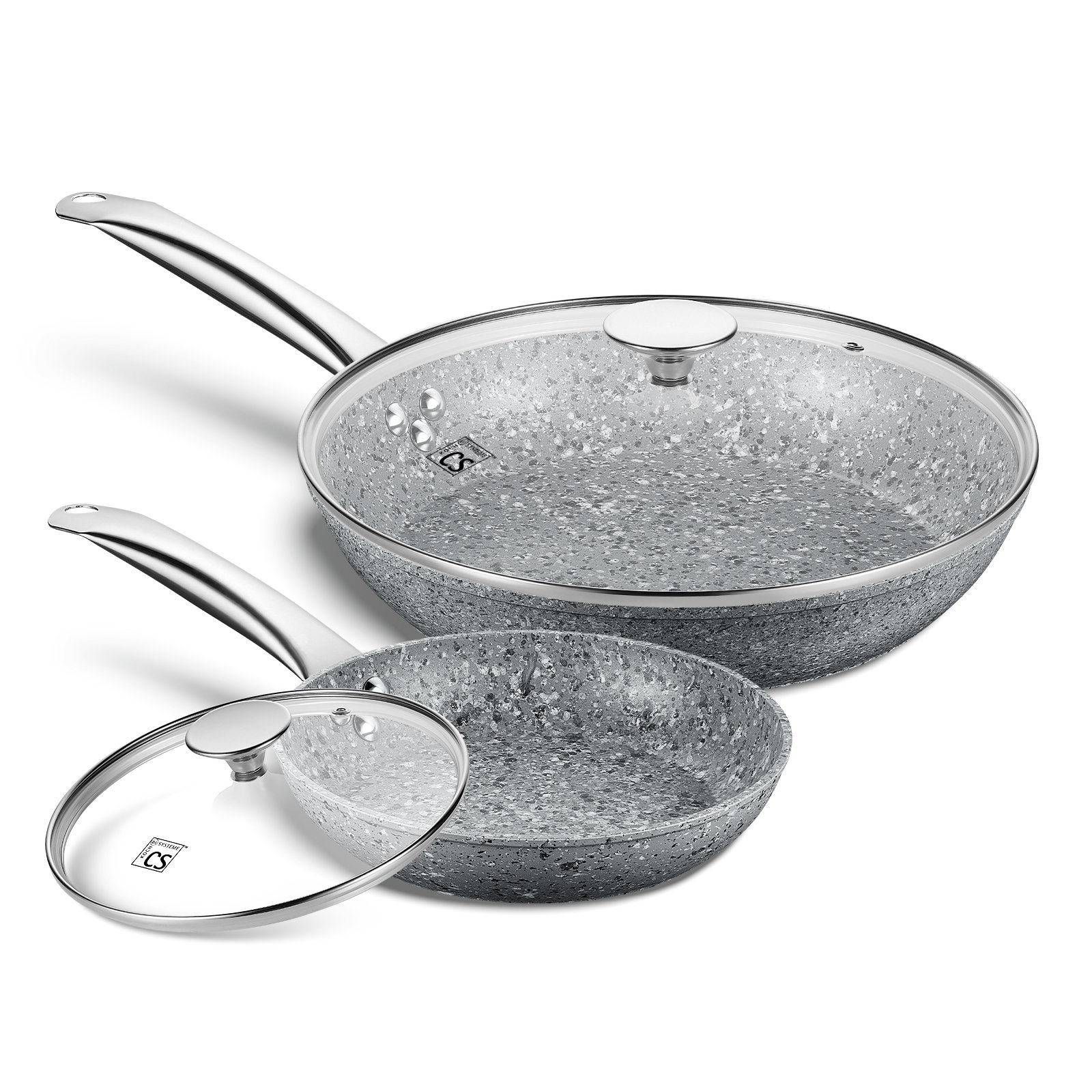 CS KOCHSYSTEME 4 Pieces Aluminum Non Stick Cookware Set - Wayfair Canada