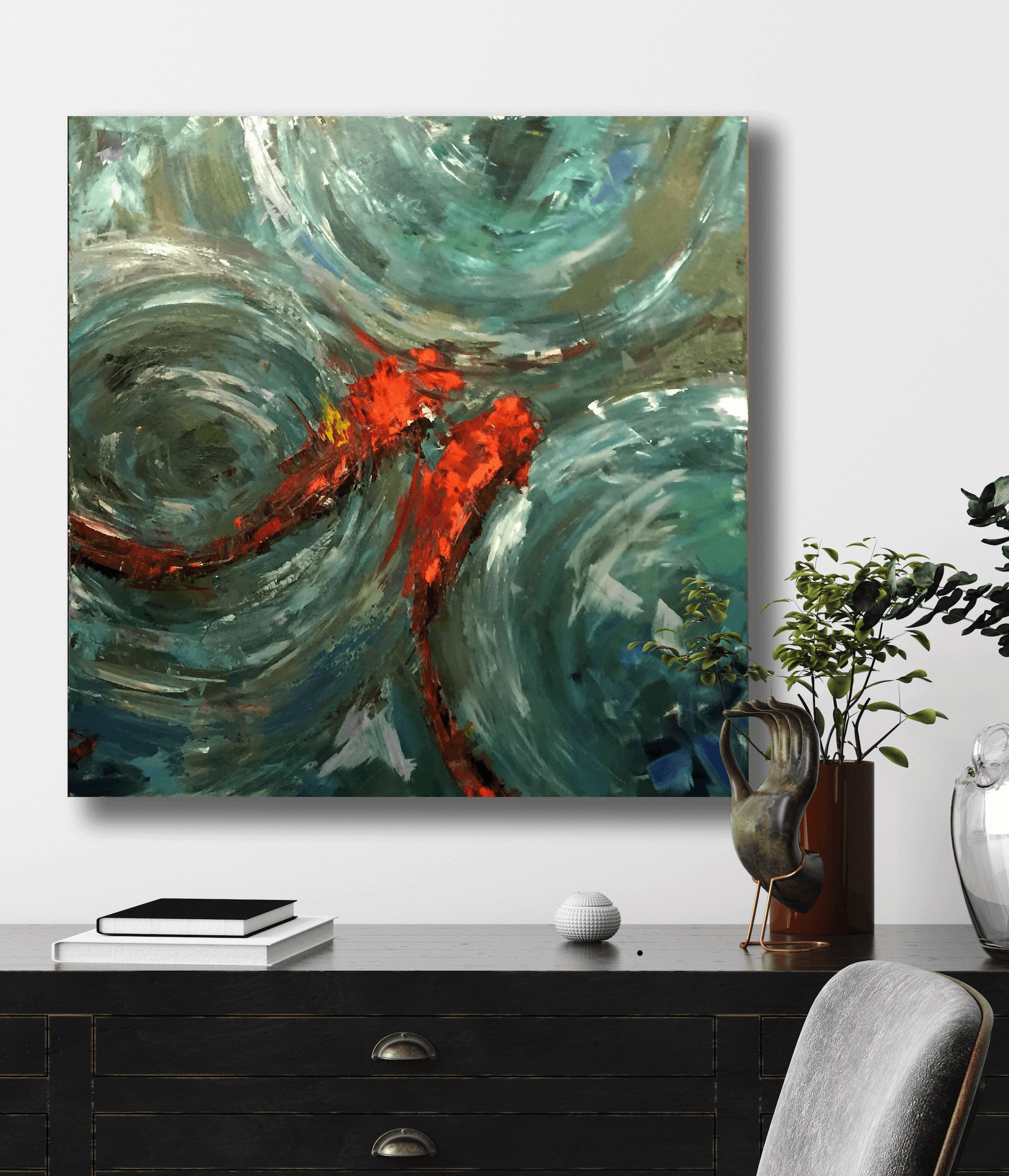 Orren Ellis Good Fortune II - Artist Enhanced Canvas Print | Wayfair