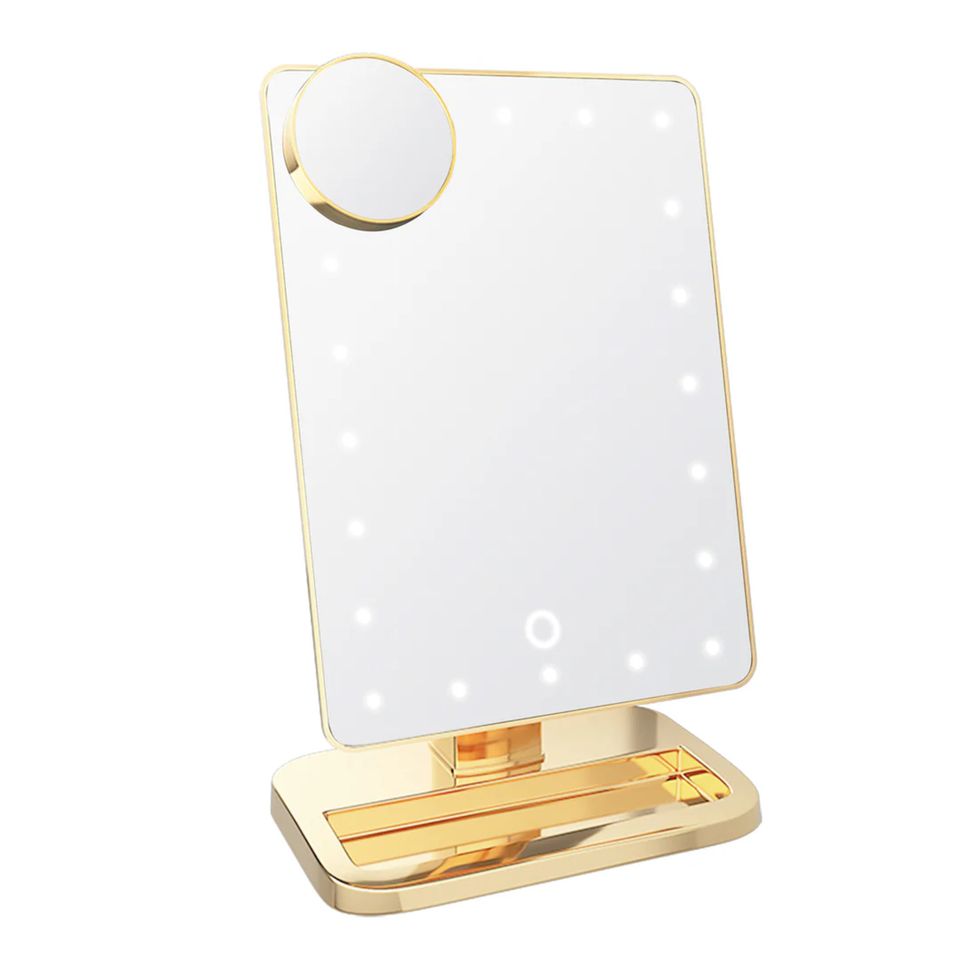 Rosdorf Park Touch XL Dimmable LED Makeup Mirror with Wireless ...