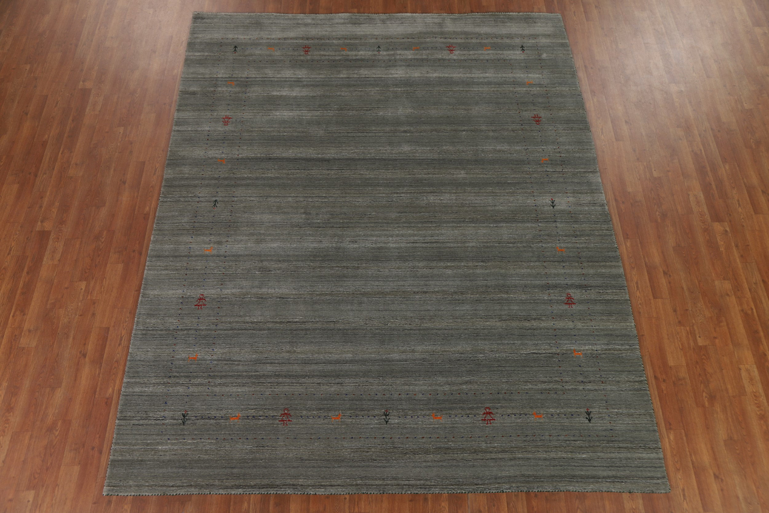 Isabelline Handmade Gabbeh Oriental Area Rug 8x10 | Wayfair