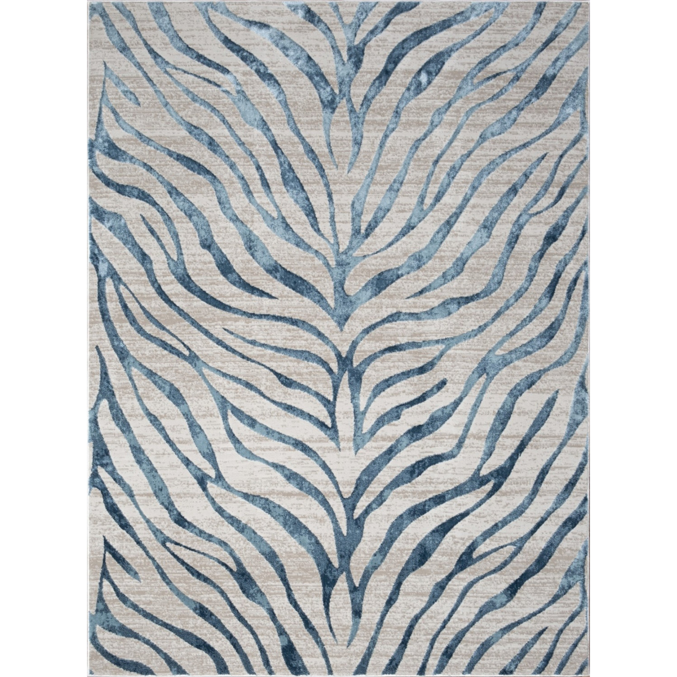 Rosdorf Park Elegance Blue Elegant Area Rug | Wayfair