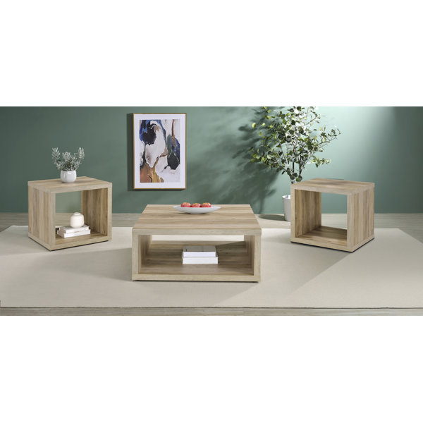 Millwood Pines Grason 3-Piece Coffee And End Table Set & Reviews | Wayfair