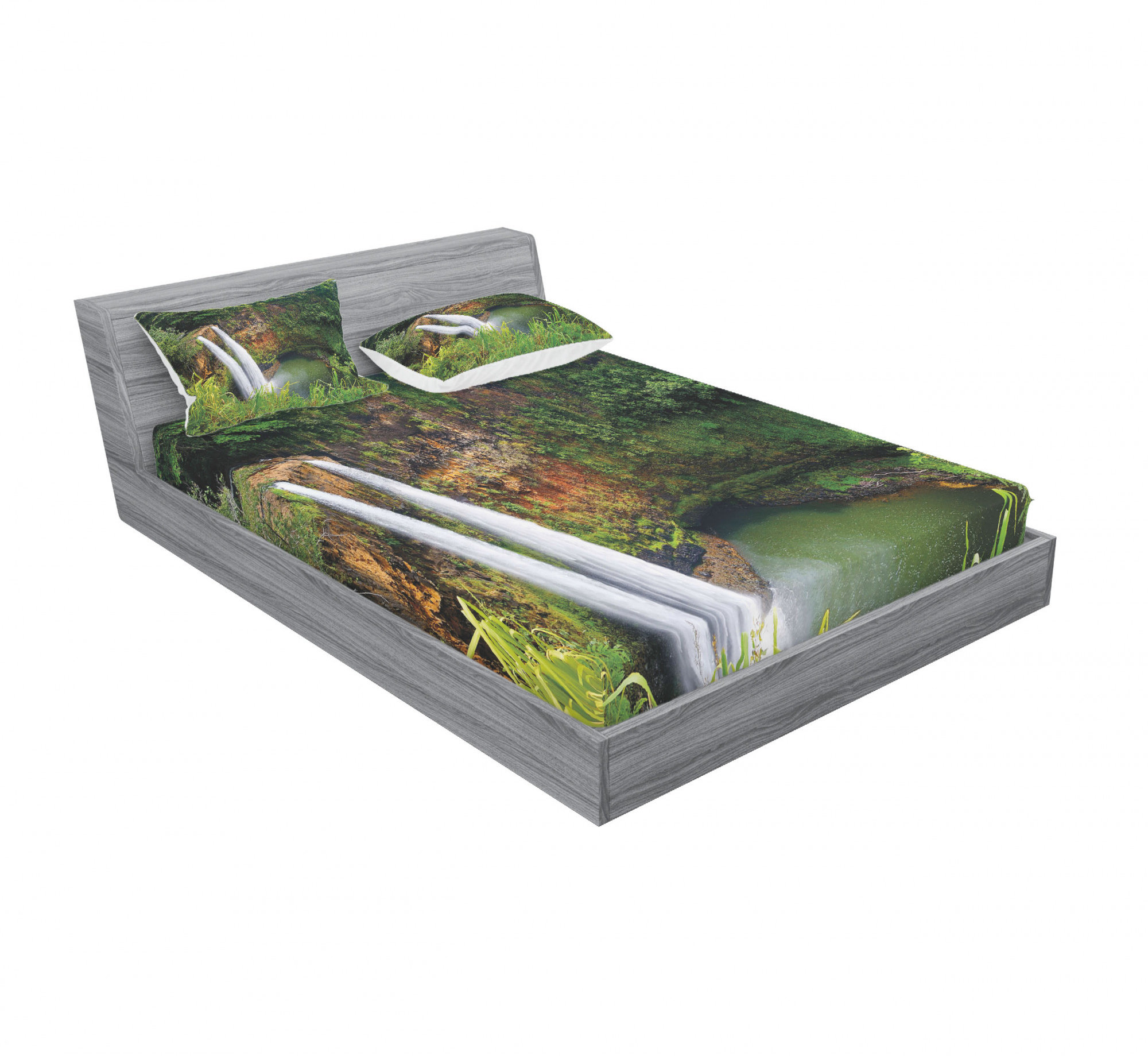 Ambesonne Hawai Forest View Sheet Set | Wayfair