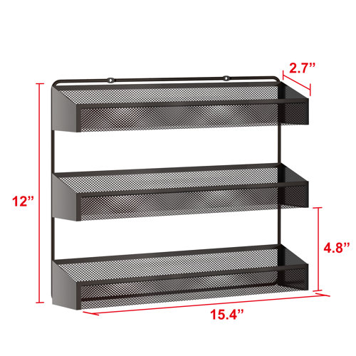 Prep & Savour 2 Pack Spice Rack Organizer, 3 Tier Counter-Top Stand Or ...