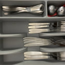 David Shaw Silverware Isla Stainless Steel Flatware Set - Service for 4 ...