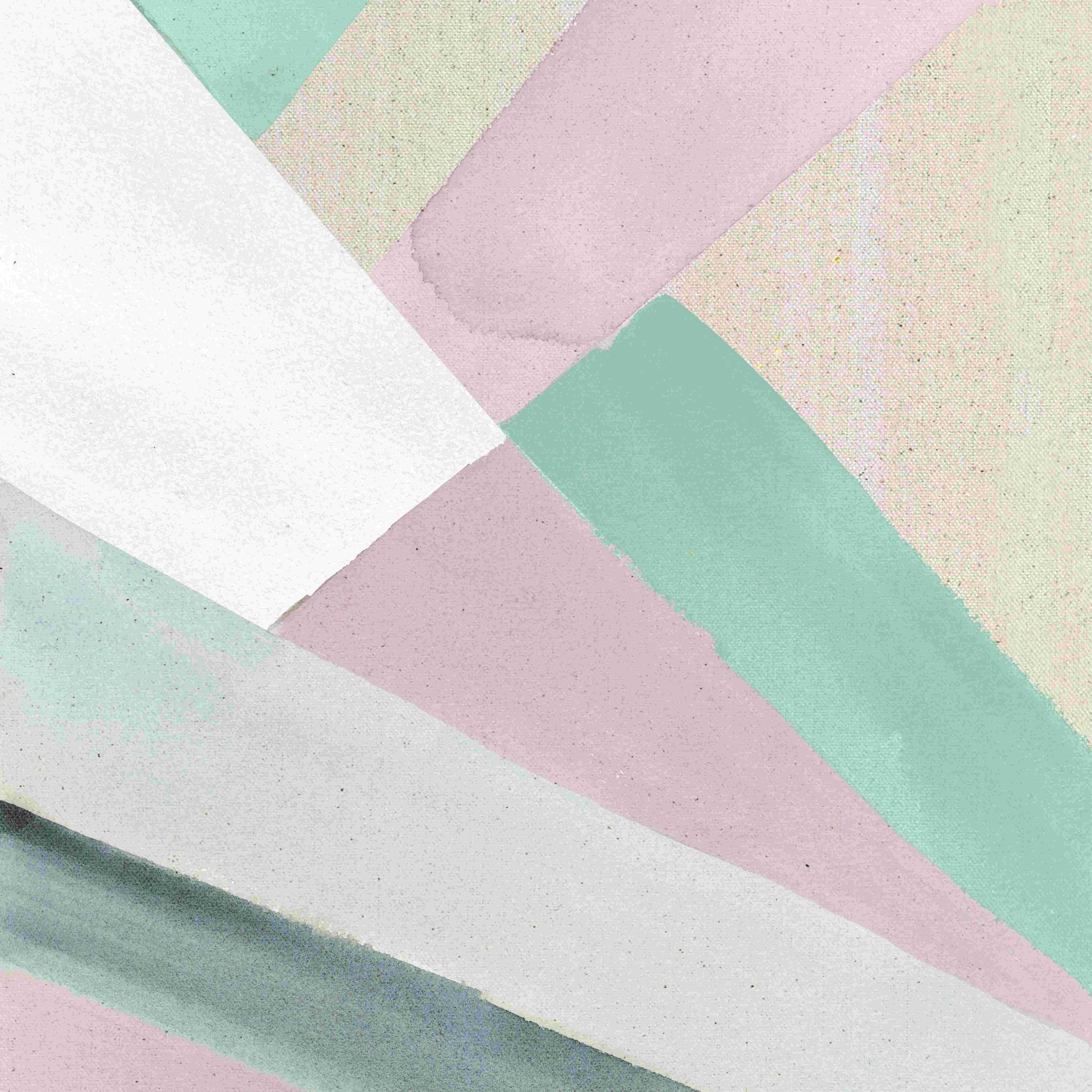 Wrought Studio™ Angled Shapes - Wrapped Canvas Painting | Wayfair