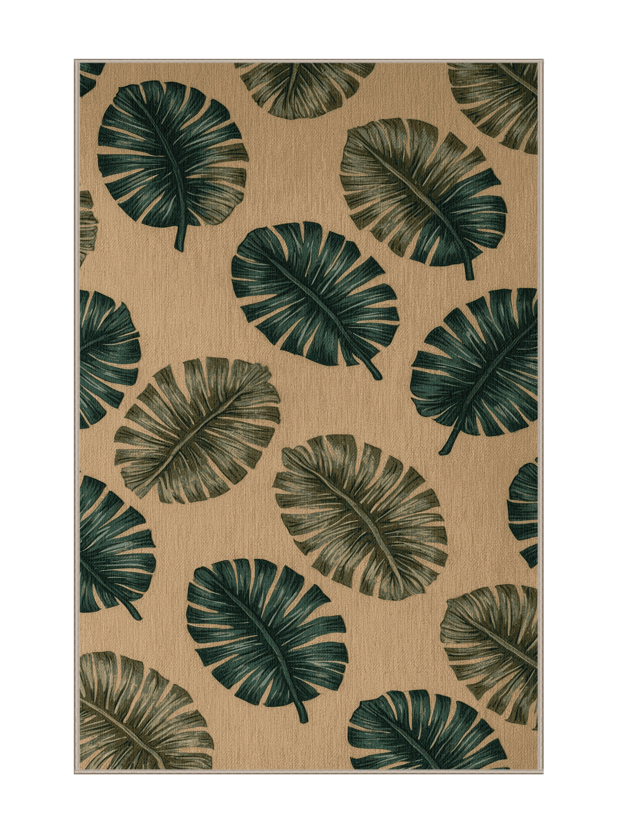 Dakota Fields Washable Leaf Clusters Hawaiian Area Rug - Wayfair Canada