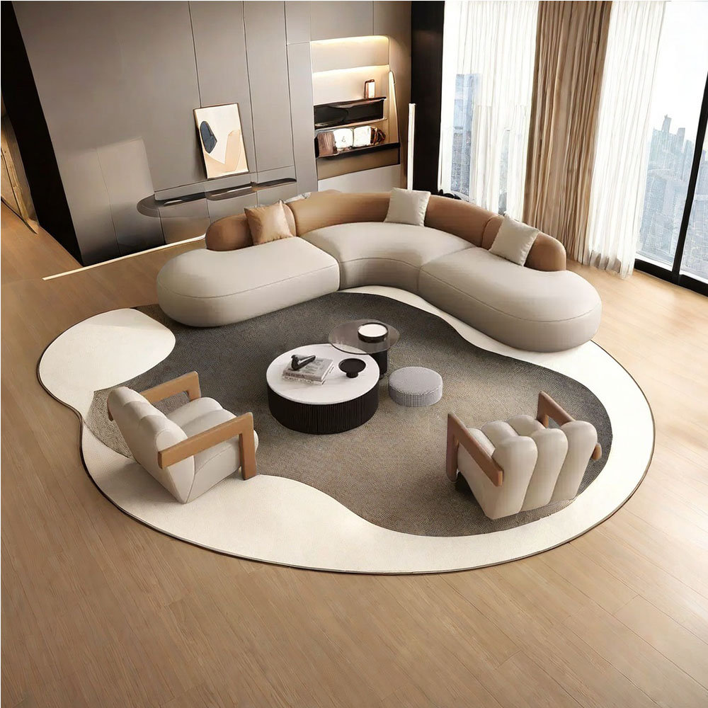 Danbenla design Curved meeting corner shaped sofa | Wayfair