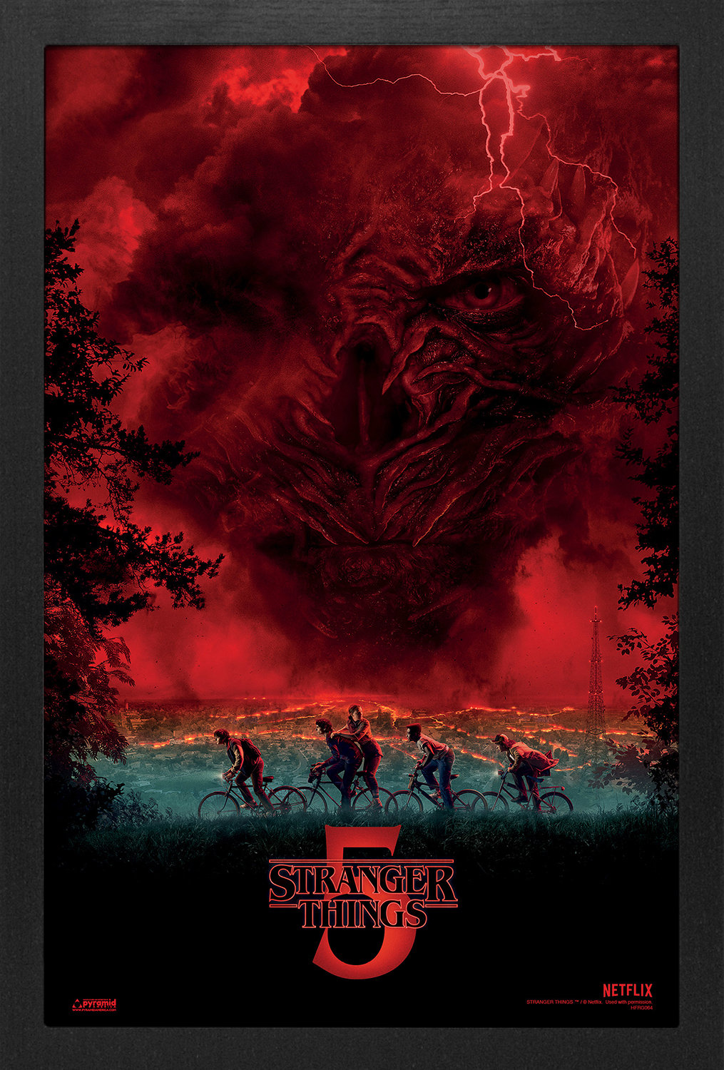 Pyramid America Stranger Things 5 - Vecna Sky - impression encadrée 11 ...