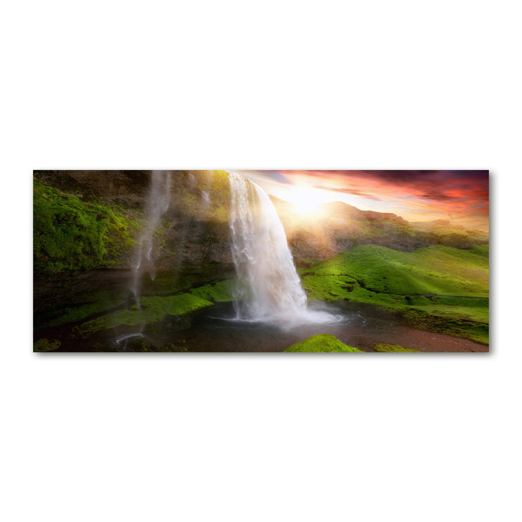 Union Rustic Waterfall - Unframed Art Prints on Canvas | Wayfair.co.uk