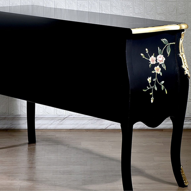 Liu's ink furniture Hand-Painted Accent Chest with 2 Drawers | Wayfair