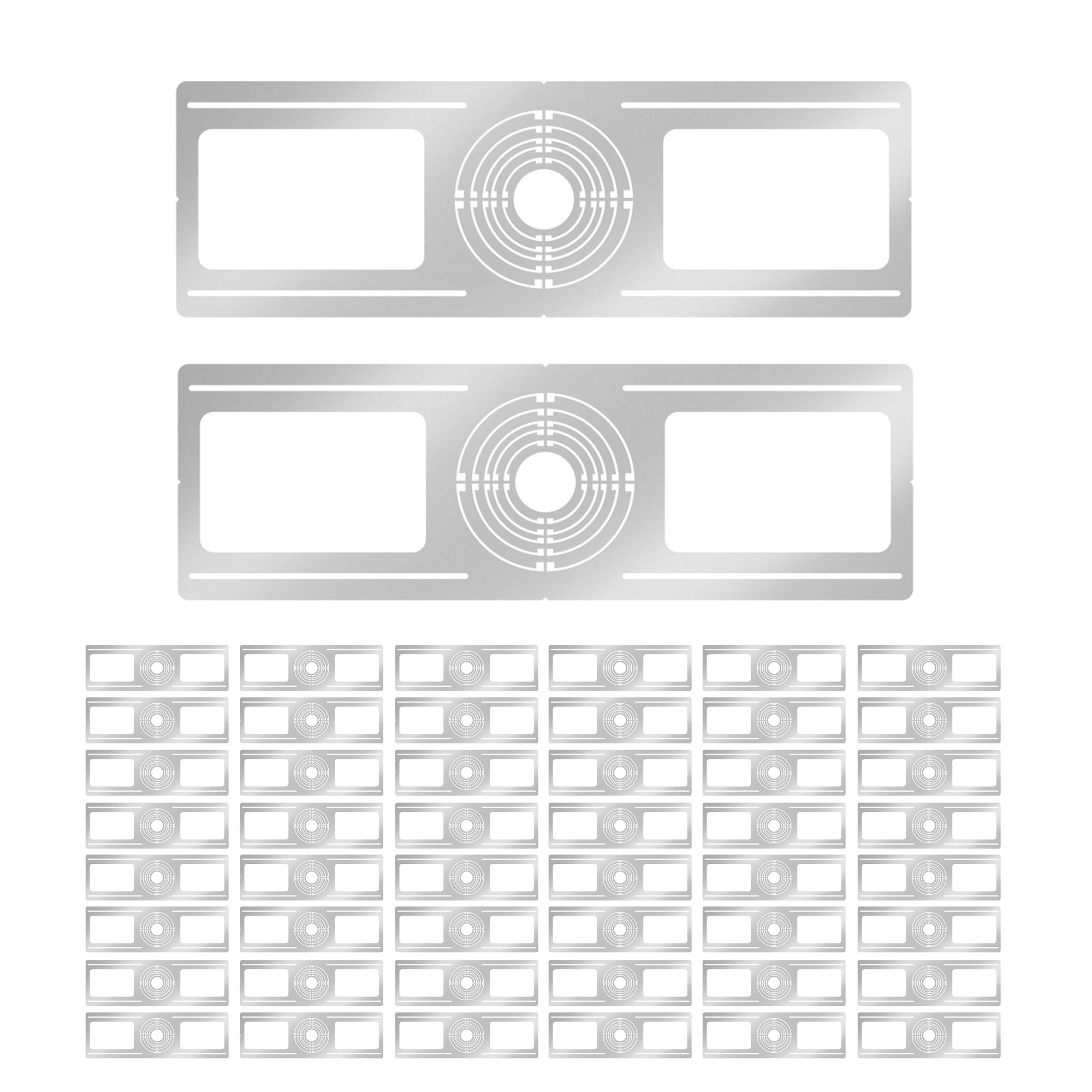 GMGSROM 48-pack New Building Installation Plates, 2-3-3.74-4-5-6 Inches ...