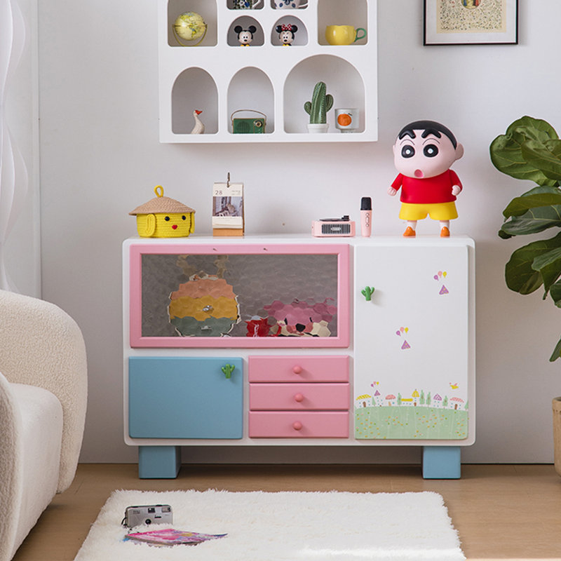 Dream cabinet Colourful Cute Minimalist Storage Cabinet Accent Cabinet ...