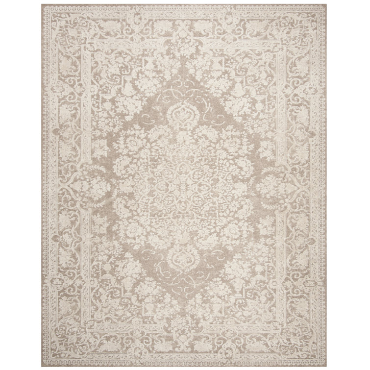 Laurel Foundry Modern Farmhouse Calidia Oriental Beige/Cream Area Rug ...