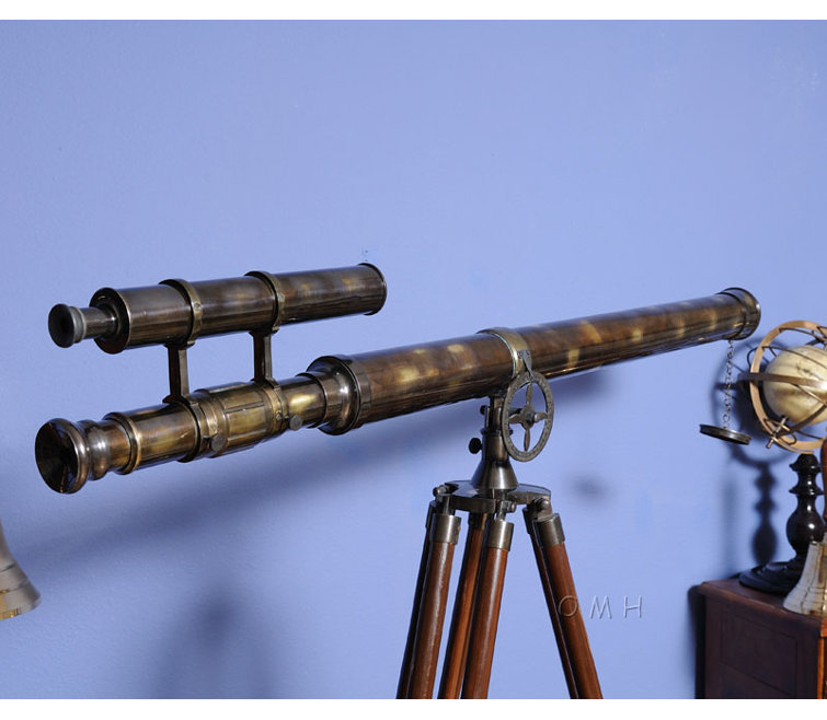 Old Modern Handicrafts Entertainment Decorative Telescope | Wayfair