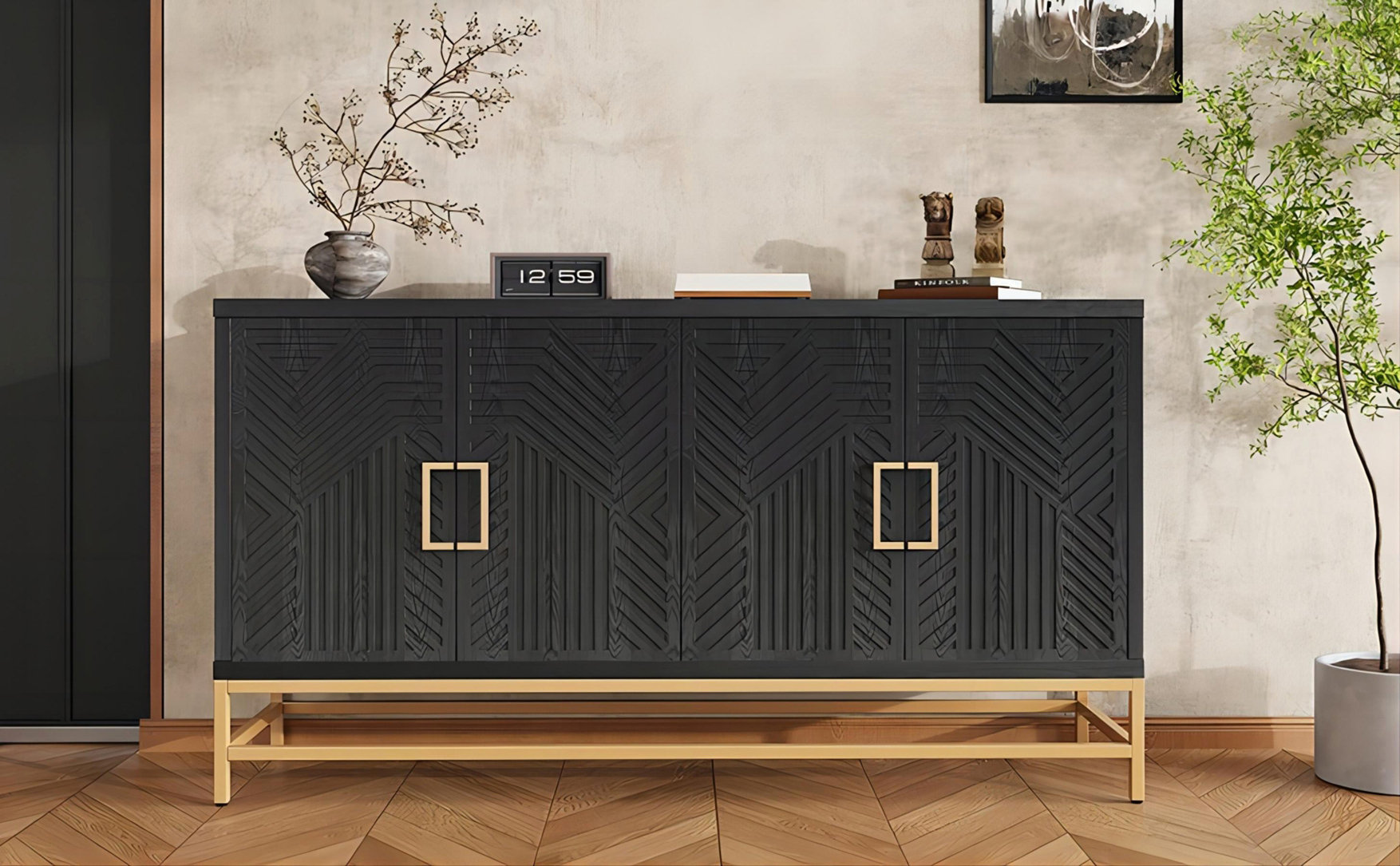 Mercer41 Retro-Style Sideboard | Wayfair