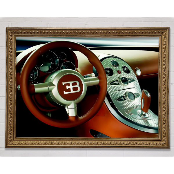 Ebern Designs Bugatti Veyron Interior - Single Picture Frame Art Prints ...