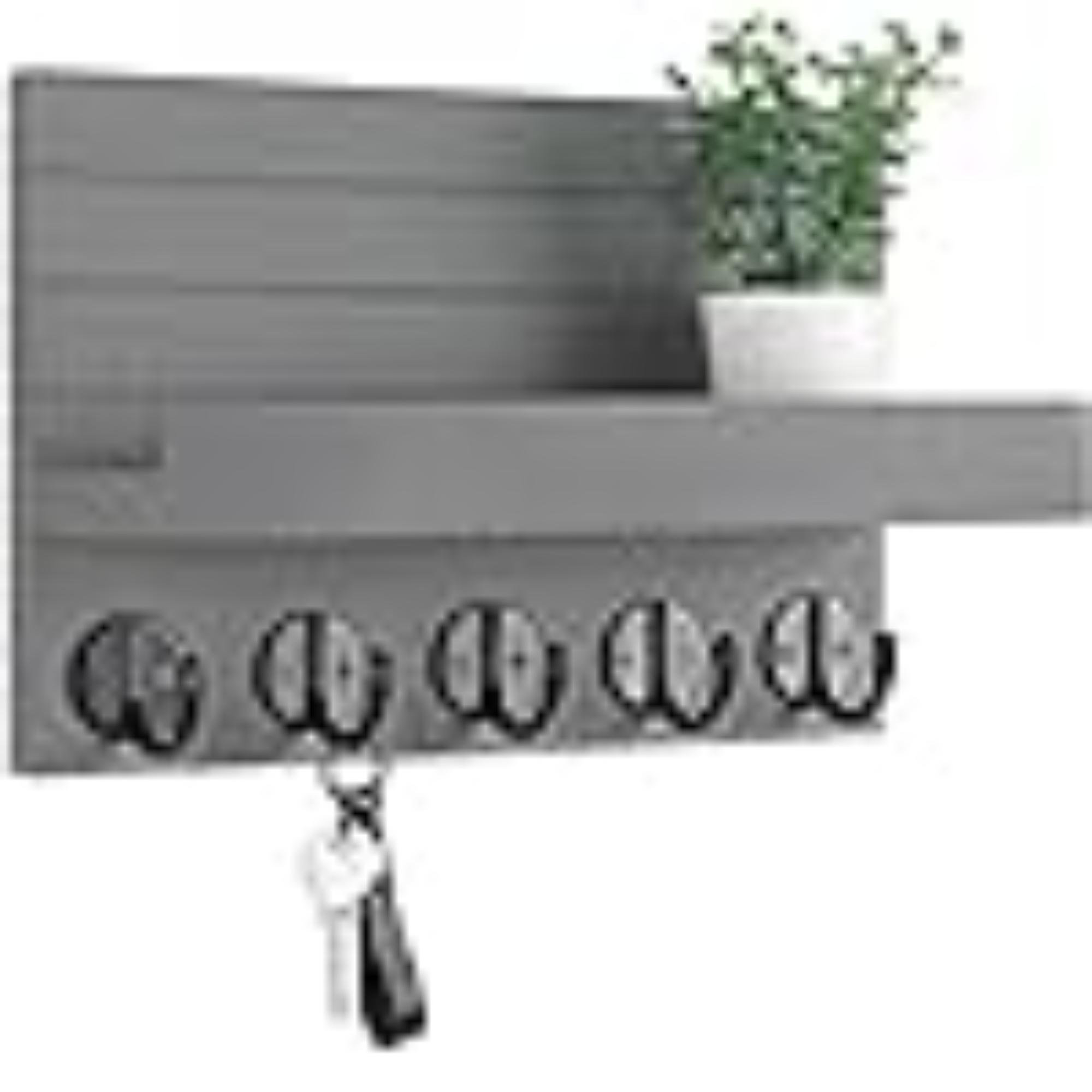 Winston Porter Key Holder For Wall, Decorative Key And Mail Holder With ...
