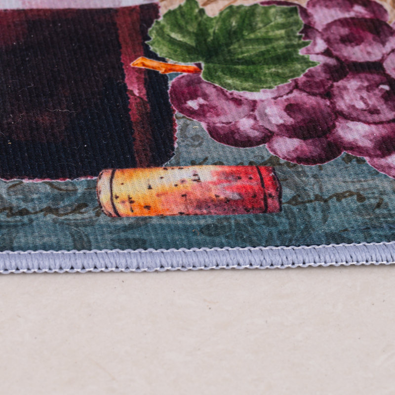 Winston Porter Cucina Wine Kitchen Rug Set & Reviews | Wayfair