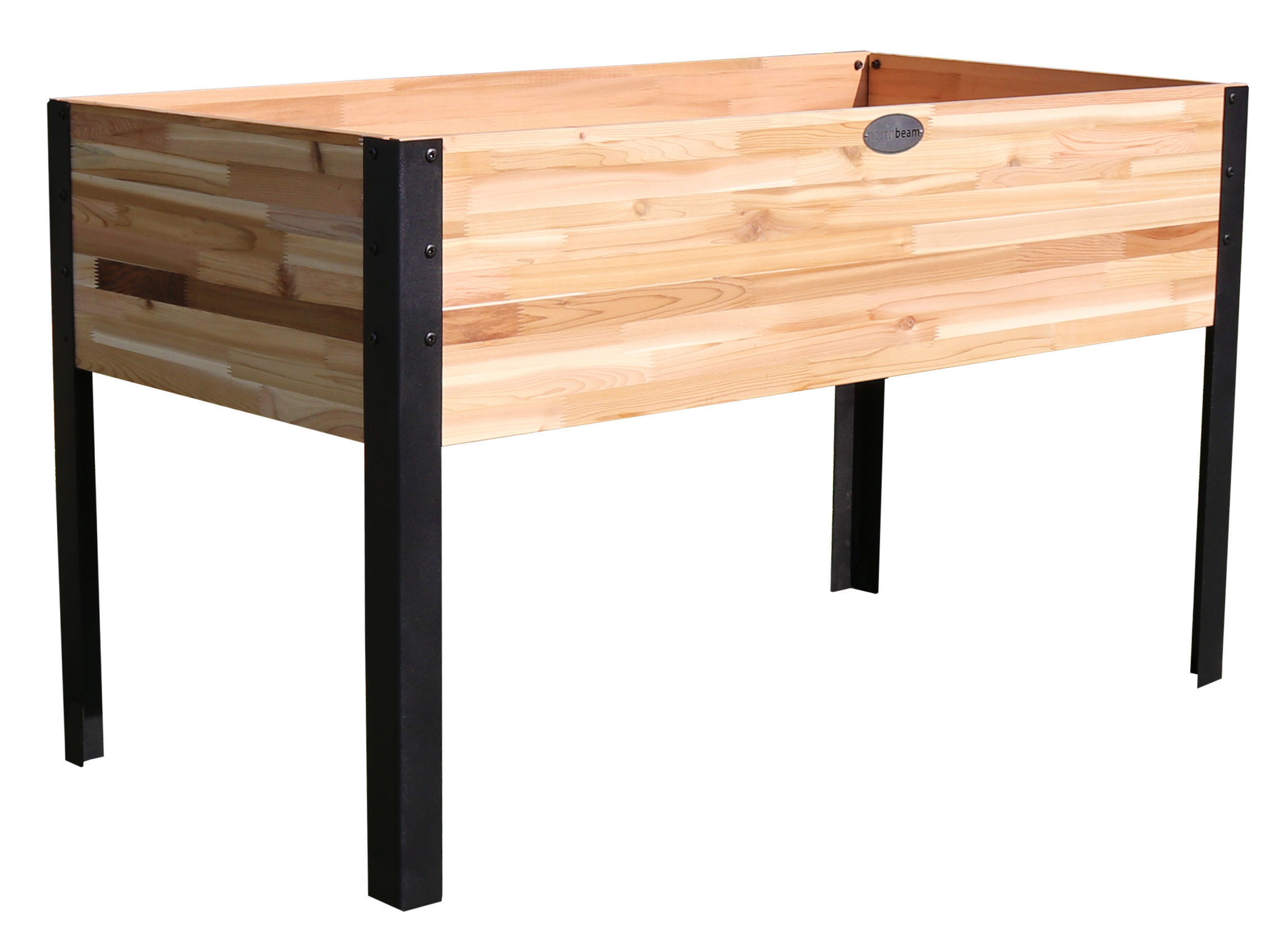 17 Stories Kingstown Western Red Cedar Elevated Planter & Reviews ...