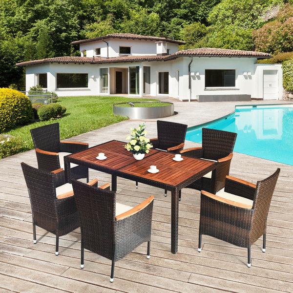 ClassicLiving Helmetta 6 - Person 74cm Long | Wayfair.co.uk