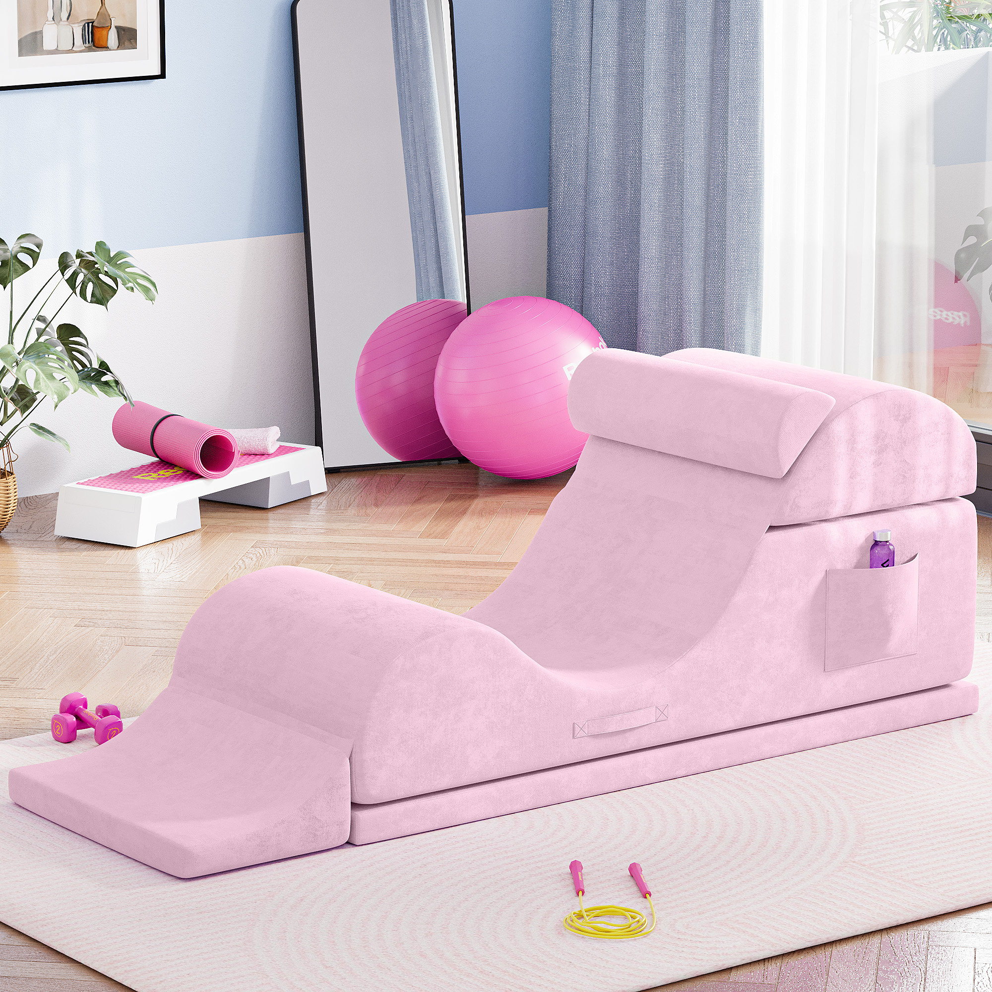 Wrought Studio™ Professional Yoga Chairs, Ergonomic Yoga Chaise Lounge ...