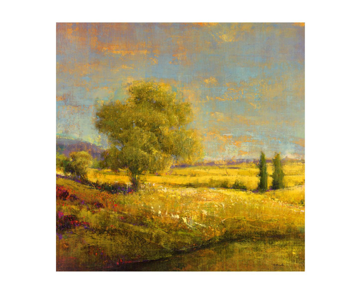 Chelsea Art Studio River Edge by Patrick - Painting on Canvas - Wayfair ...