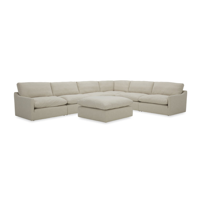 Orren Ellis Dresden 7 - Piece Upholstered Sectional | Wayfair