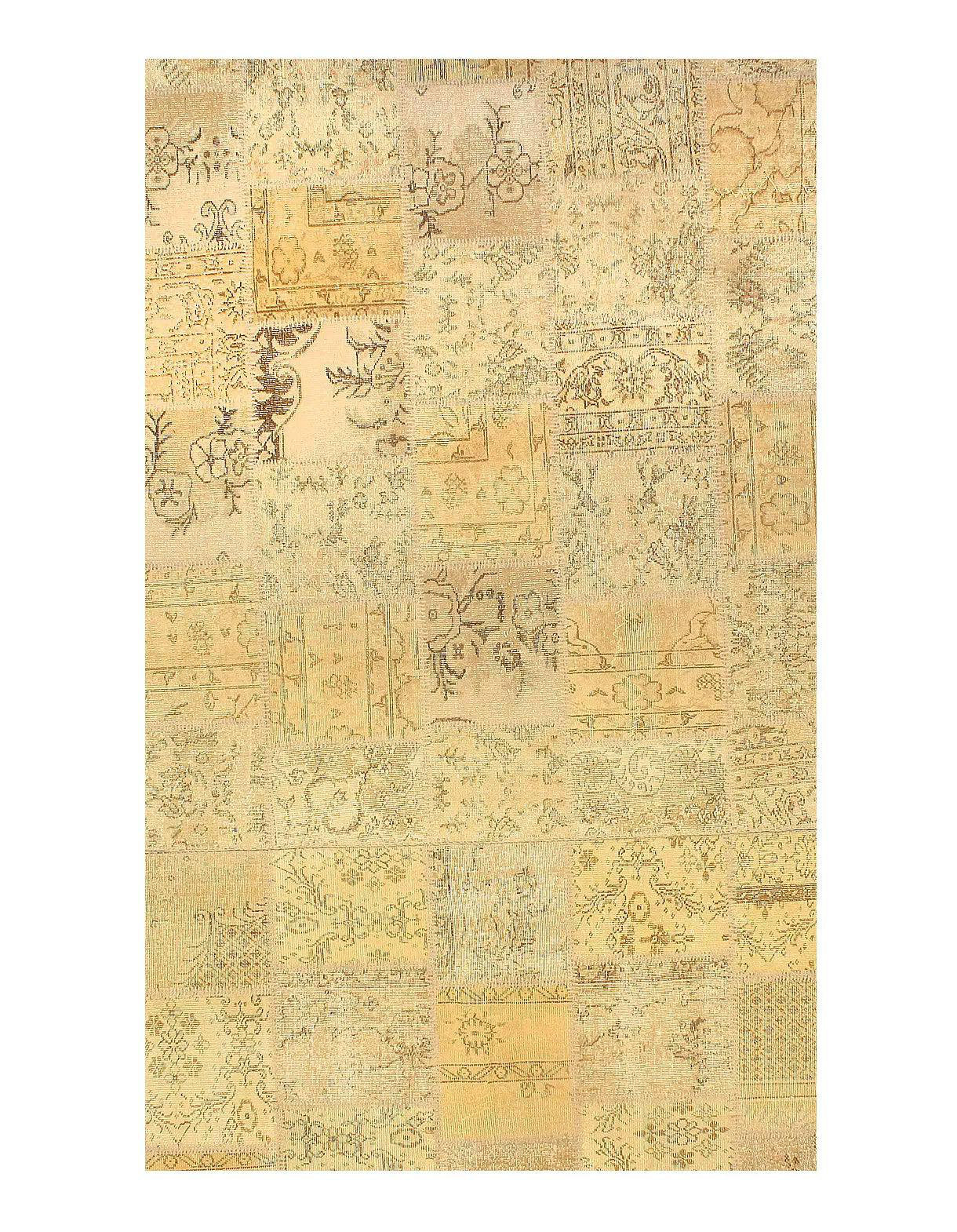 Isabelline No Pattern and Not Solid Color Handmade Rectangle 5'11" x 8 ...