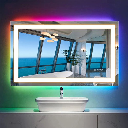 Large & Oversized LED Vanity Mirrors You'll Love | Wayfair