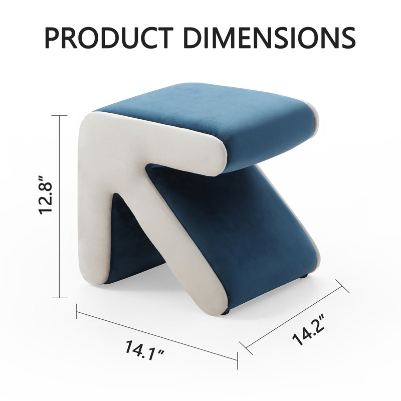 Latitude Run® Solid + Manufactured Wood Accent Stool & Reviews | Wayfair