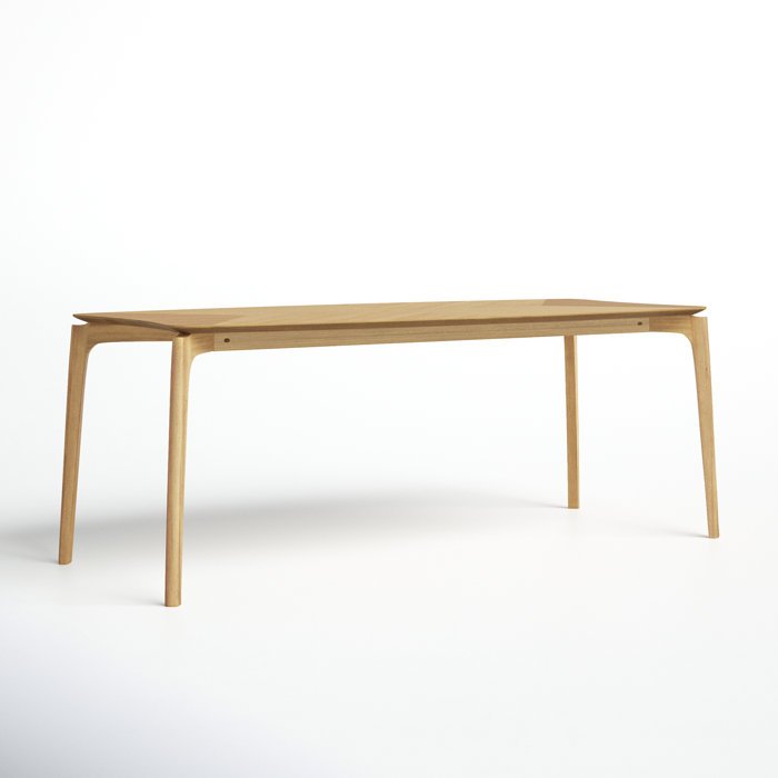AllModern Jennings Solid Wood Base Dining Table & Reviews | Wayfair