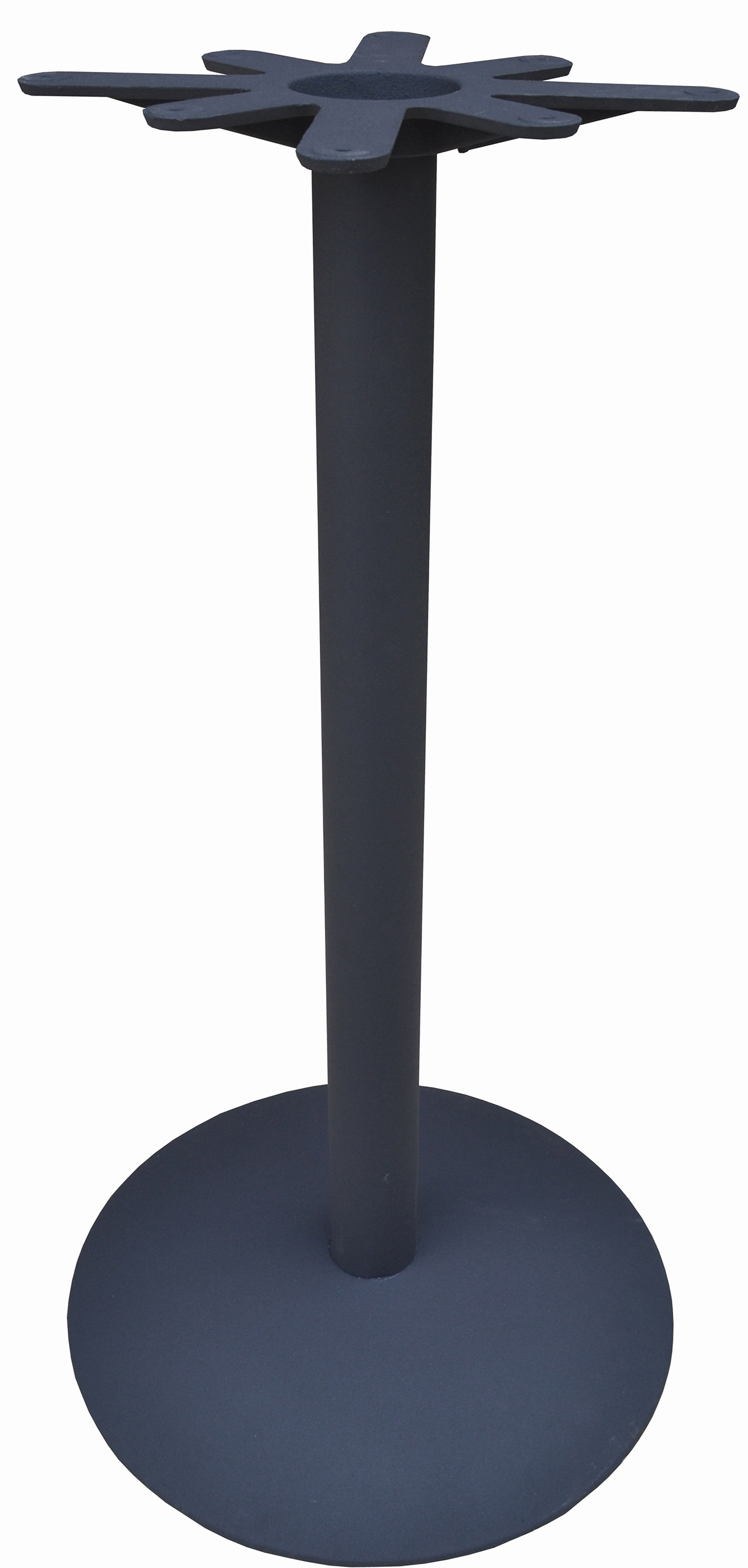 JI Bases 22" Cast Iron Bar Height Round Base with 17" Top Plate ...